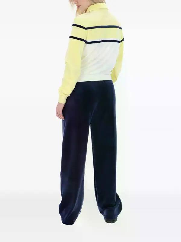 FILA Cropped Zip-up Jacket With Horizontal Stripes