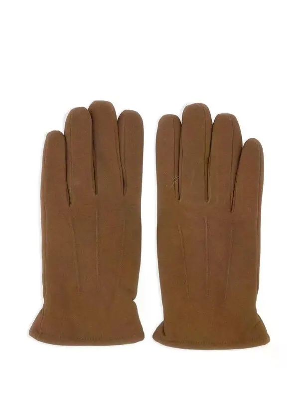 GIANNI CHIARINI Shearling-lined Suede Gloves