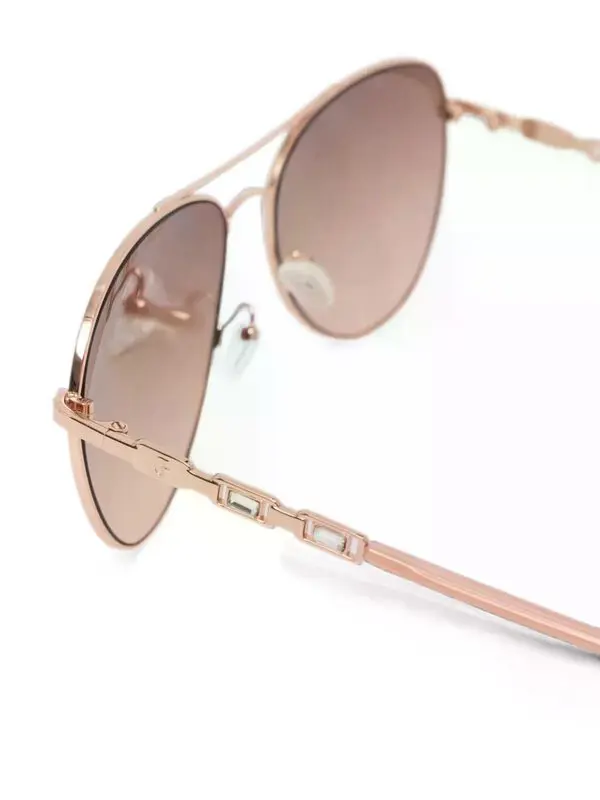 Guess Embellished Aviator Sunglasses
