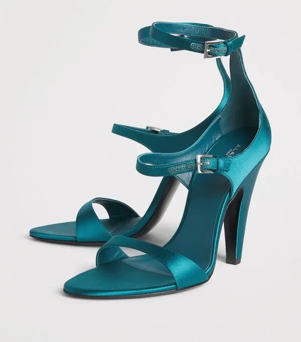 Alaïa Suede Strappy Heeled Sandals 110