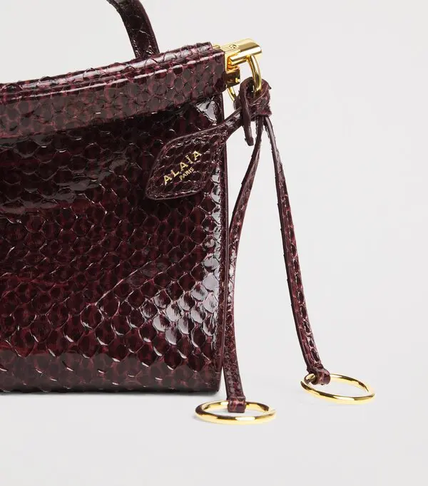 Alaïa Le Click East West Shoulder Bag - Brown