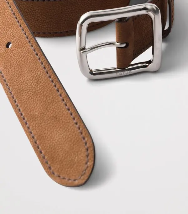 Prada Nubuck Leather Belt