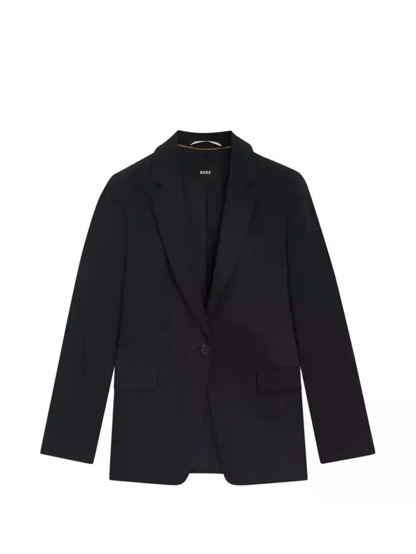 BOSS Single-breasted Notched Lapel Jacket