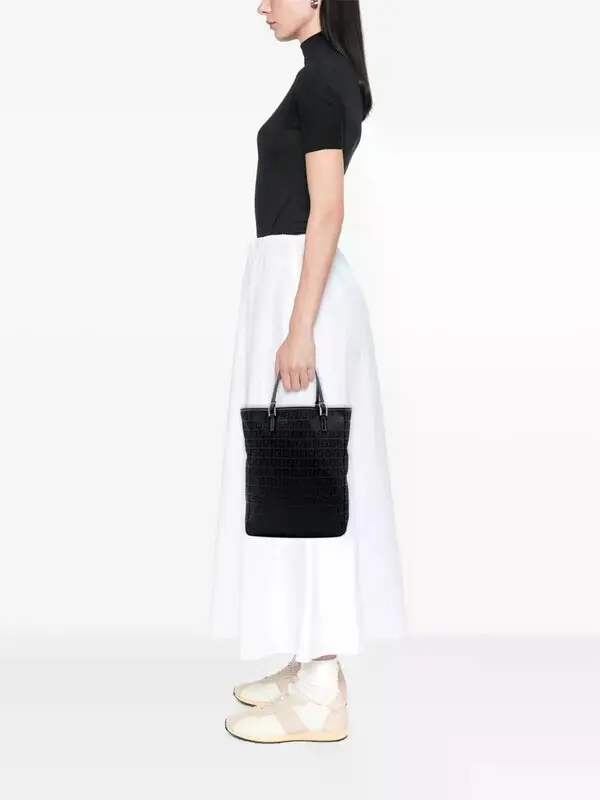 Fendi Zucchino Canvas Tote Bag