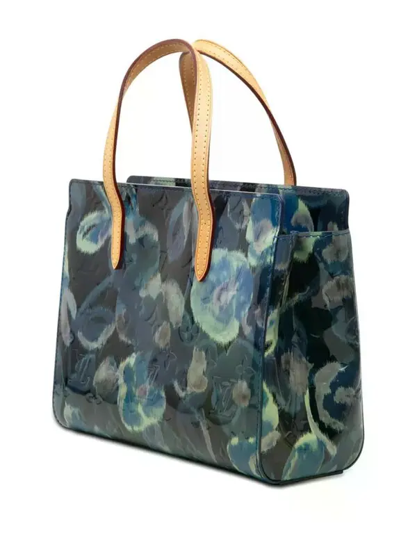 LOUIS VUITTON Monogram Vernis Ikat Catalina Bb Handbag - Blue