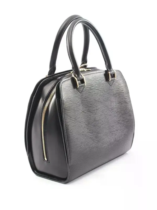 LOUIS VUITTON Epi Pont Neuf Pm Handbag - Black