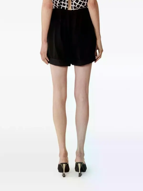 LANVIN Zip Pleated Tailored Shorts