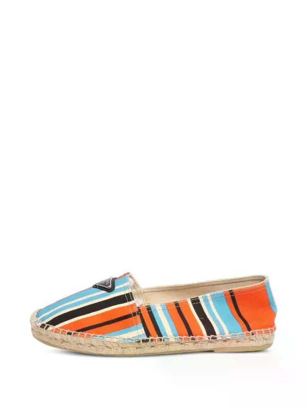 Prada Striped Espadrilles