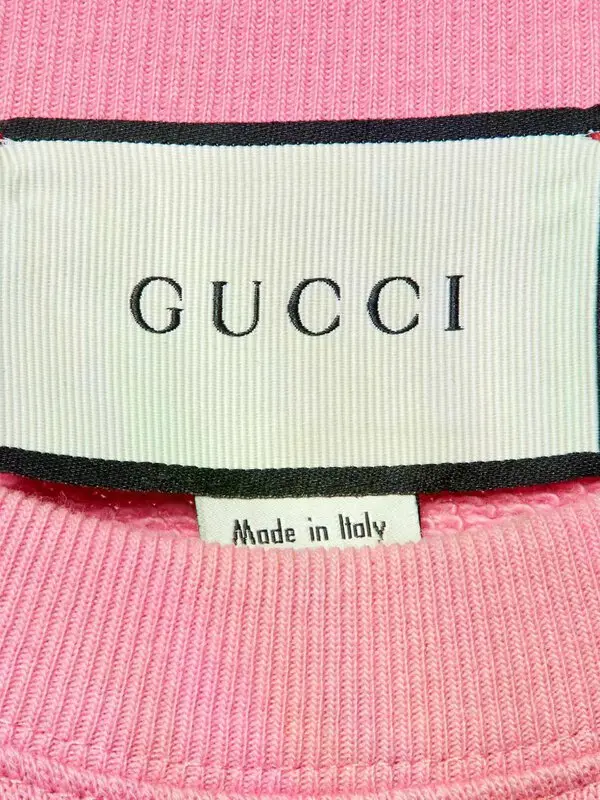 Gucci Mystic Cat Sequin Embellished Sweatshirt