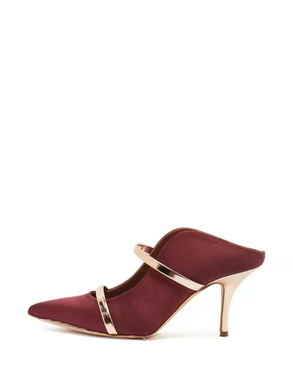 MALONE SOULIERS Maureen Heeled Mules - Red