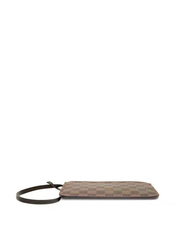 LOUIS VUITTON Damier Ebene Neverfull Mm Pouch