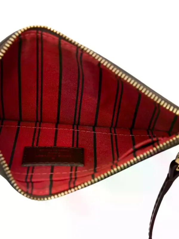LOUIS VUITTON Damier Ebene Neverfull Mm Pouch