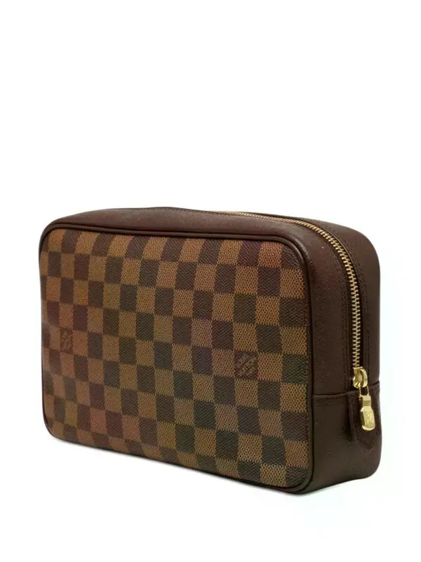 LOUIS VUITTON Damier Ebene Troussse Toilette 25 Clutch Bag