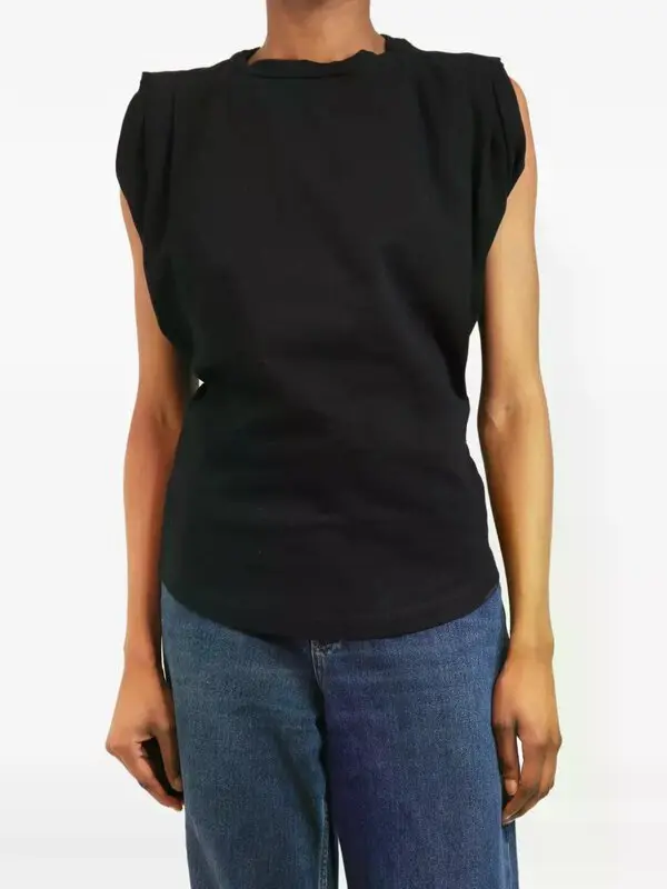 ISABEL MARANT VINTAGE Sleeveless Gathered T-shirt