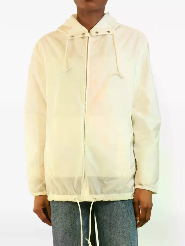 Miu Miu Drawstring Hooded Jacket