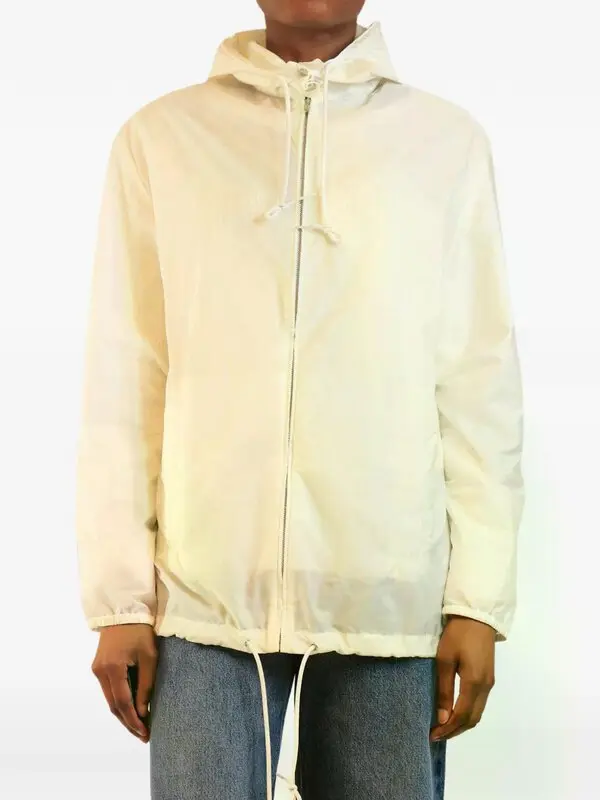 Miu Miu Drawstring Hooded Jacket