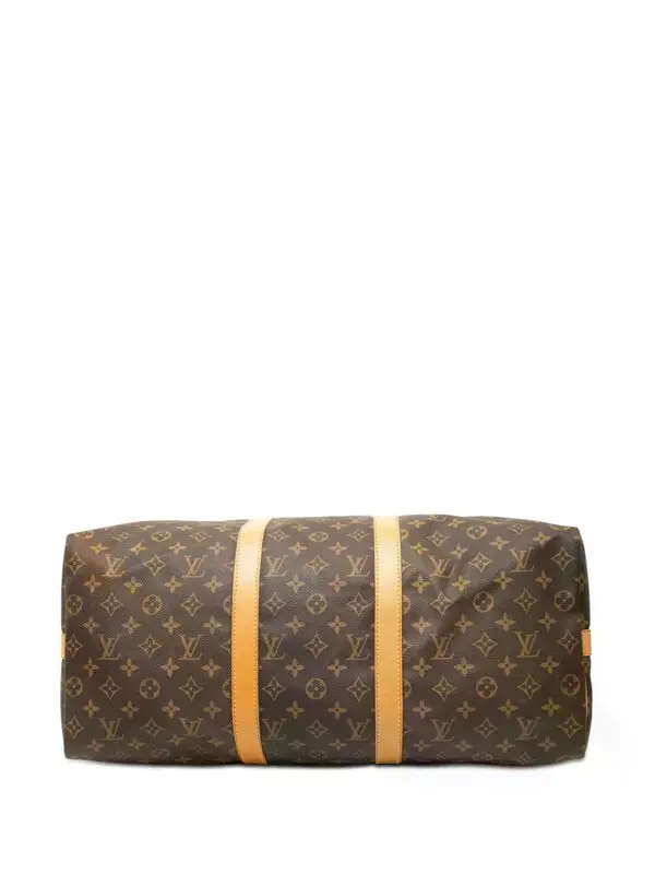 LOUIS VUITTON Monogram Keepall Bandouliere 50 Travel Bag