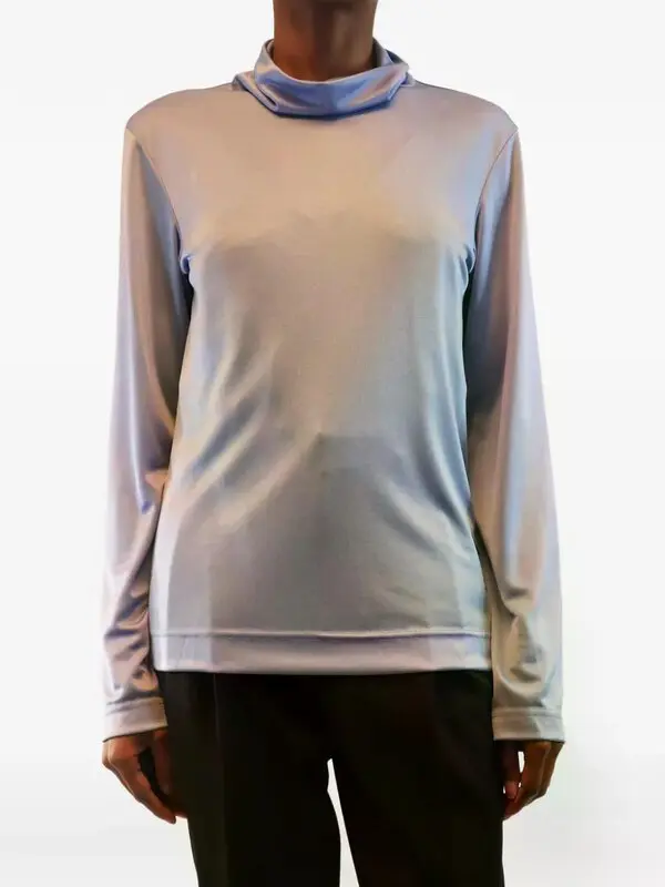 Celine High Neck Long Sleeve T-shirt