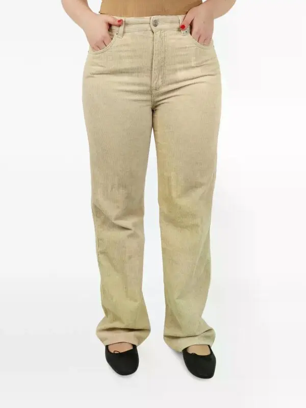 ISABEL MARANT VINTAGE Straight-leg Corduroy Trousers