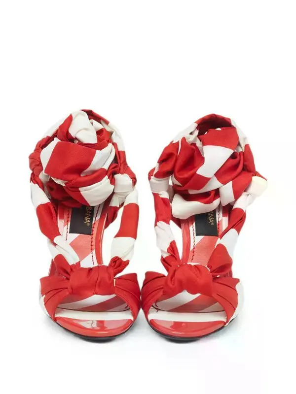 Dolce & Gabbana Portofino Ankle Wrap Sandals
