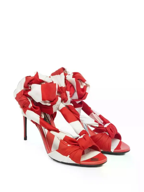 Dolce & Gabbana Portofino Ankle Wrap Sandals