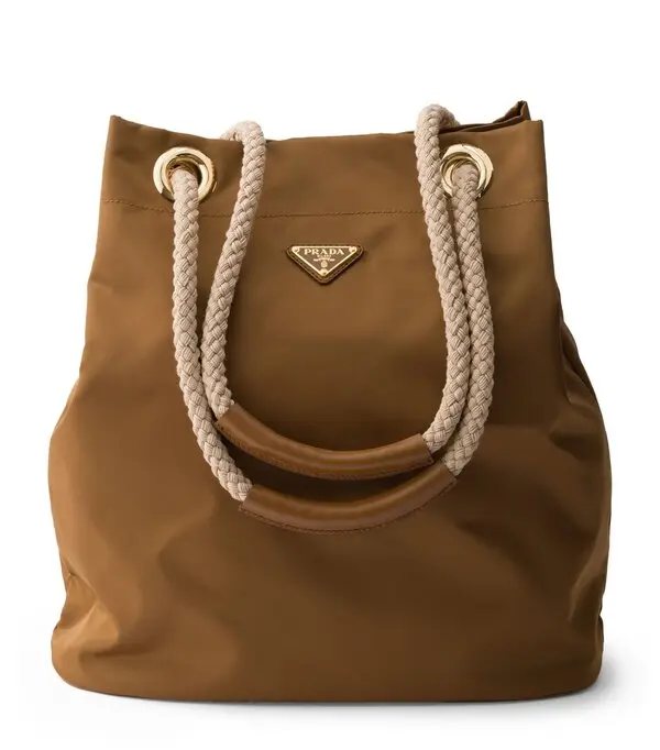 Prada Re-nylon Mariner Bucket Bag - Brown