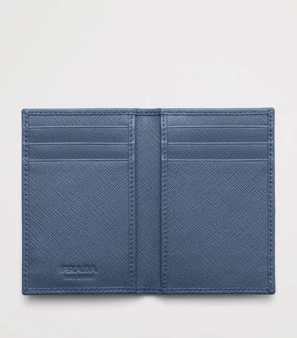Prada Saffiano Leather Bifold Card Holder