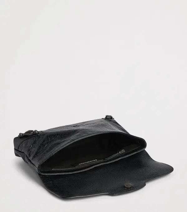 Balenciaga Lambskin Le City Clutch Bag - Black