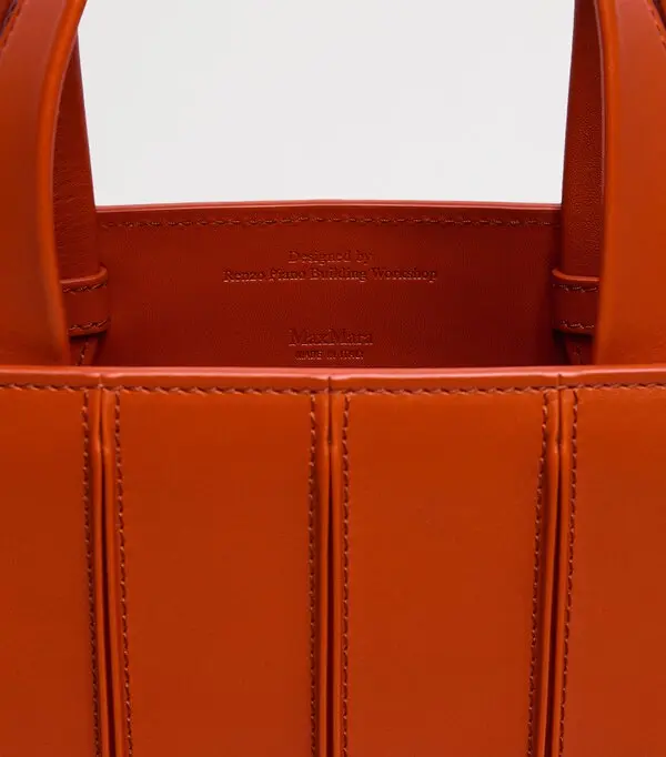 Max Mara Medium Whitney Top-handle Bag - Orange