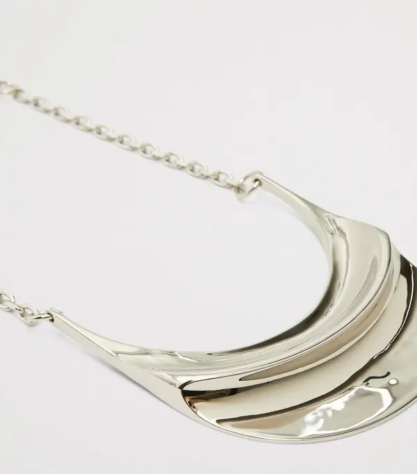 Max Mara Crescent Pendant Necklace