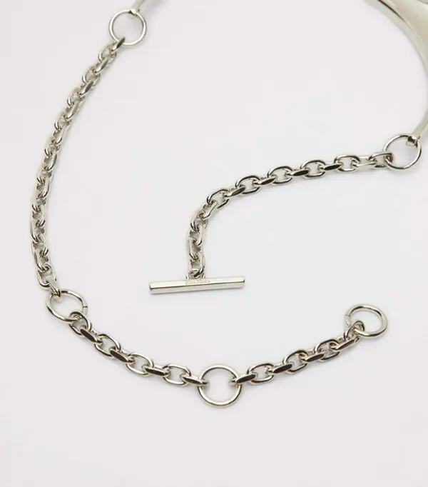Max Mara Crescent Pendant Necklace