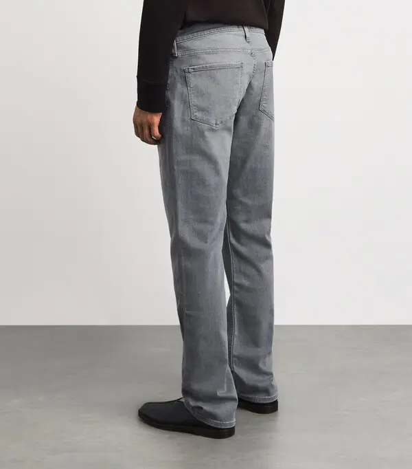 Paige Normandie Straight Leg Jeans - Grey