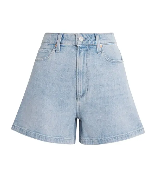 Paige Dani High-rise Denim Shorts - Blue