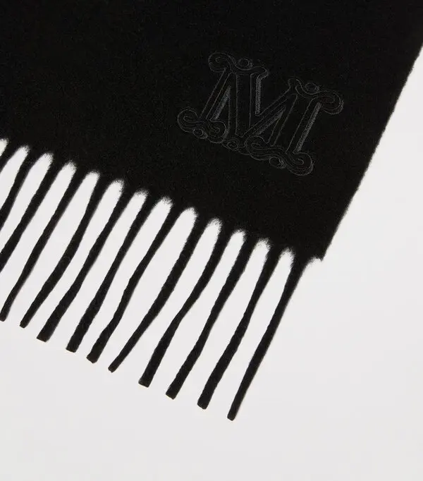 Max Mara Cashmere Monogram Scarf
