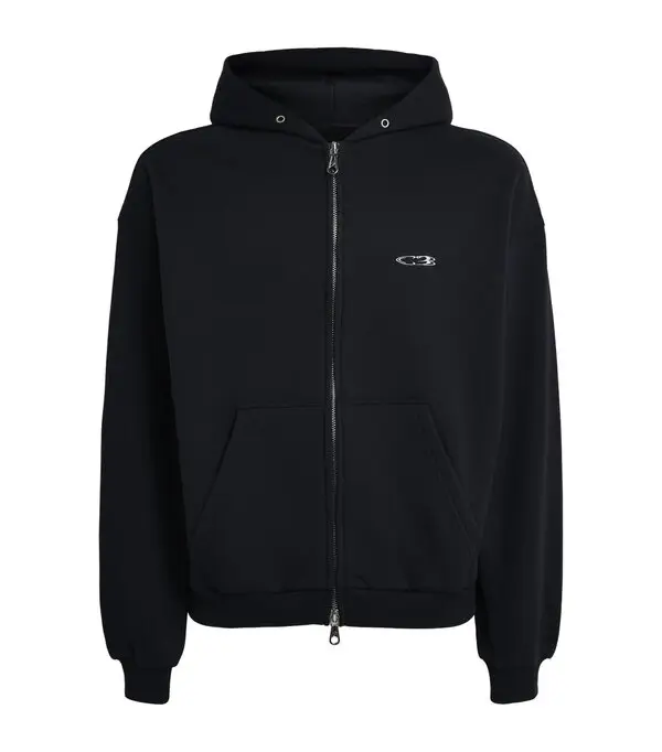 COLE BUXTON Cotton Surf Hoodie - Navy