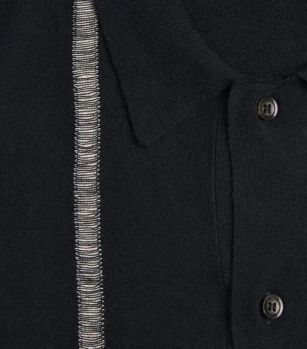Commas Cotton-cashmere Stripe Cardigan