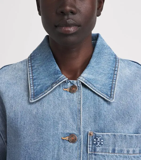 Tory Burch Denim Barn Jacket