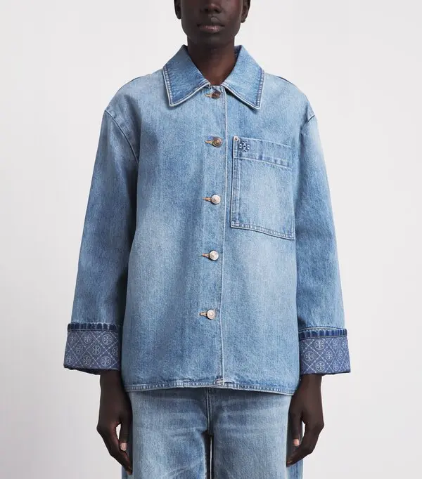 Tory Burch Denim Barn Jacket