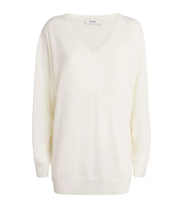 Stylein Merino Wool V-neck Sweater