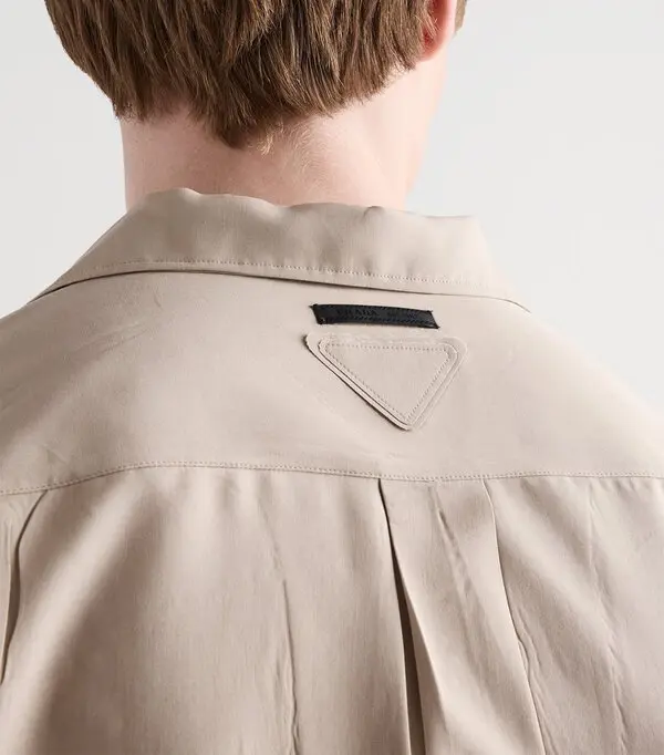Prada Silk Short-sleeve Shirt