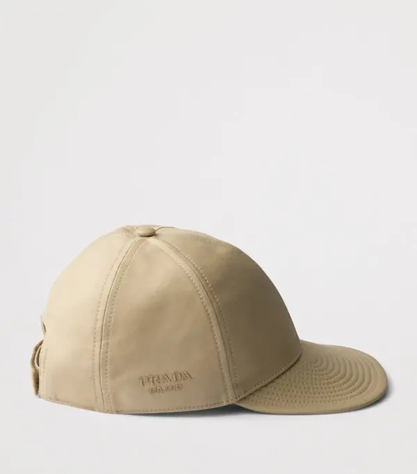 Prada Cotton Satin Baseball Cap