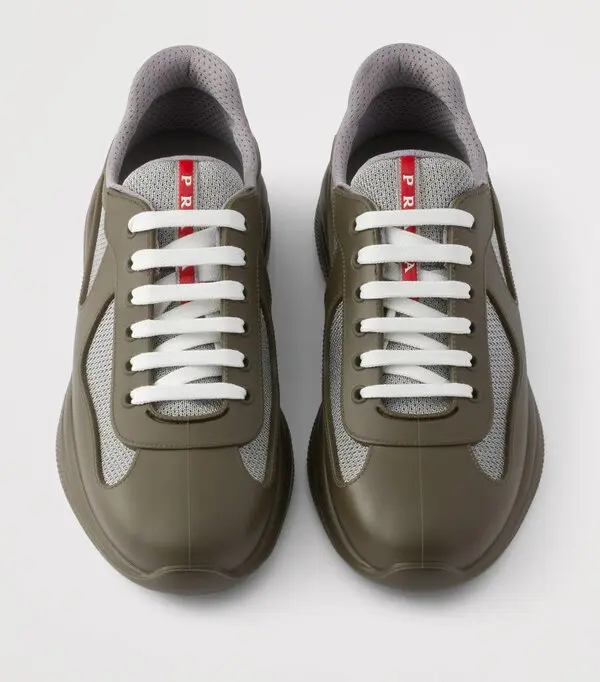 Prada Rubber America's Cup Sneakers - Green