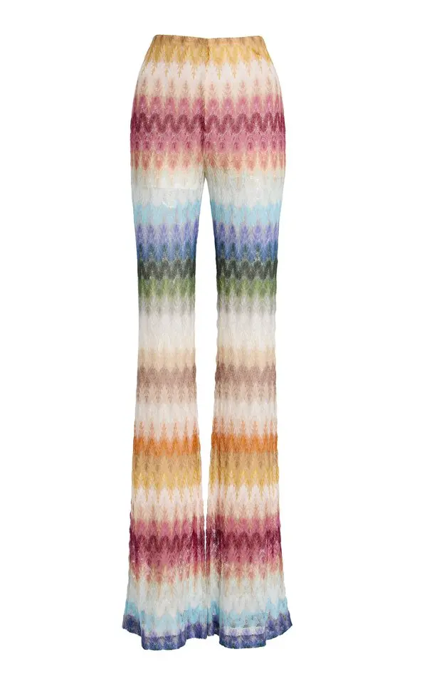 Missoni Printed Flared Trousers - Multi