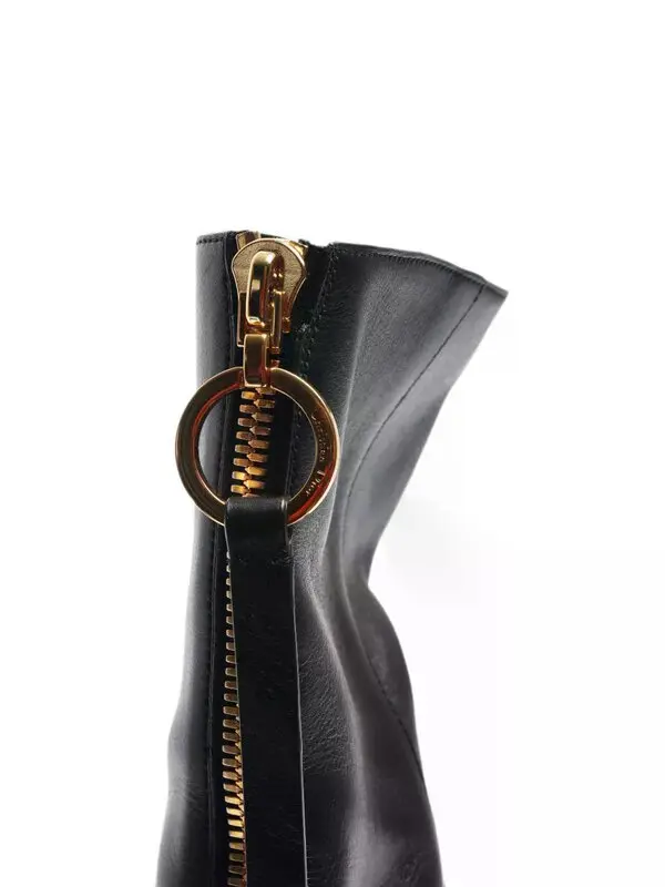 Dior Effrontee Zip-up Heeled Ankle Boots