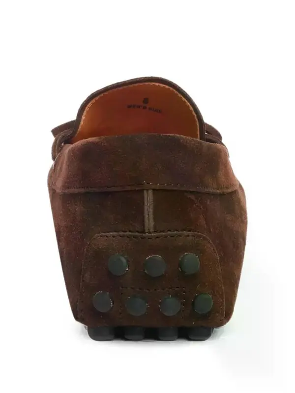 TOD'S Gommino Bow Detail Loafers - Brown