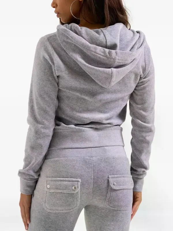 Juicy Couture Robertson Textured Hoodie - Grey