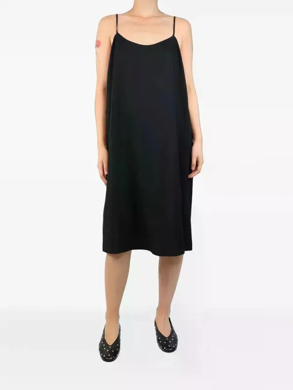 Lafayette 148 New York Spaghetti Strap Midi Dress