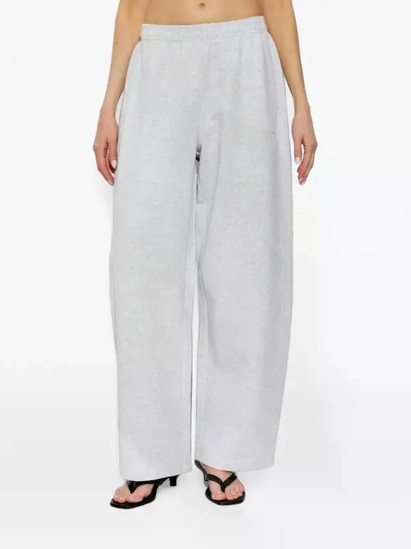 Alexander Wang Logo-embossed Wide-leg Track Pants