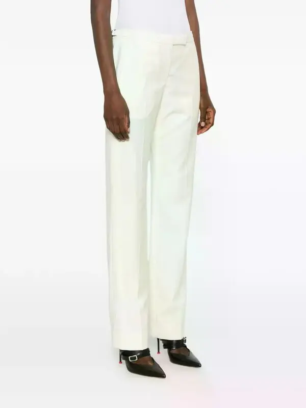 Alexander McQueen Pressed-crease Tailored Trousers