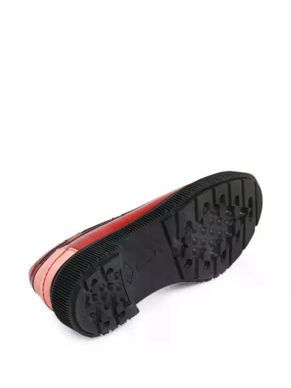 ADIEU PARIS Colour-block Boat Shoes